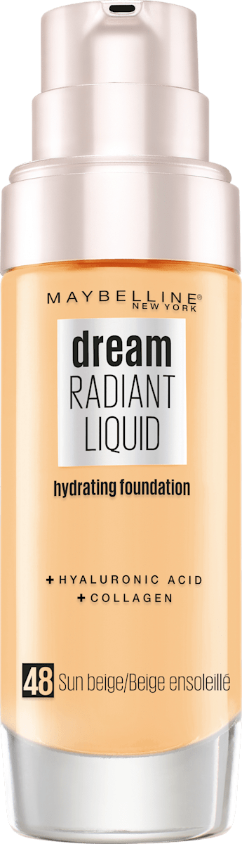 MAYBELLINE NEW YORK Foundation Dream Radiant Liquid 48 Sun Beige, 30 ml ...