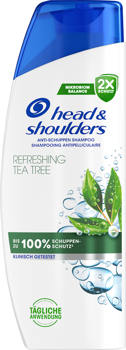 head&shoulders Anti-Schuppen Shampoo Refreshing Tea Tree, 300 ml | dm.at