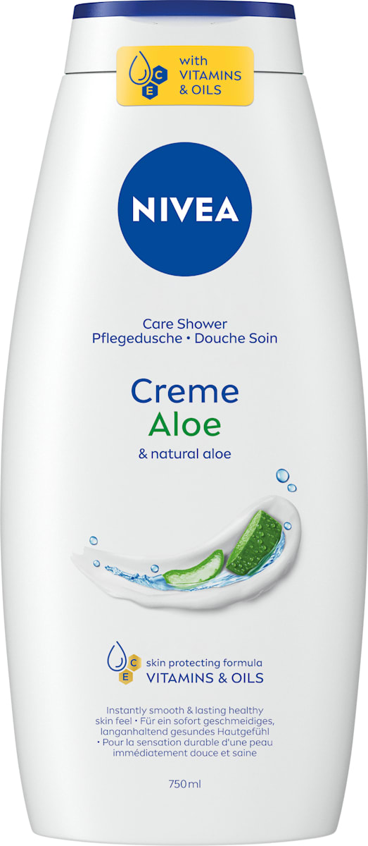 NIVEA Tusfürdő creme aloe, 750 ml | dm.hu