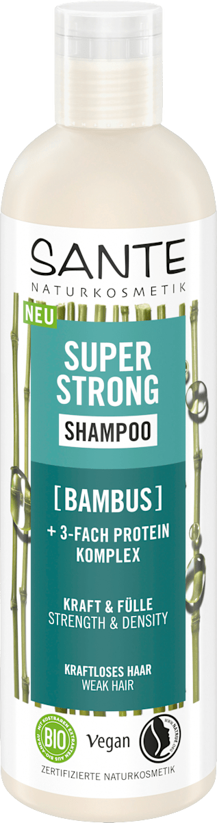 SANTE NATURKOSMETIK Shampoo Super Strong, 250 ml dauerhaft günstig ...