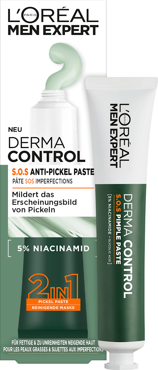 L'ORÉAL PARiS MEN EXPERT Anti Pickel Creme SOS Derma Control, 45 ml ...