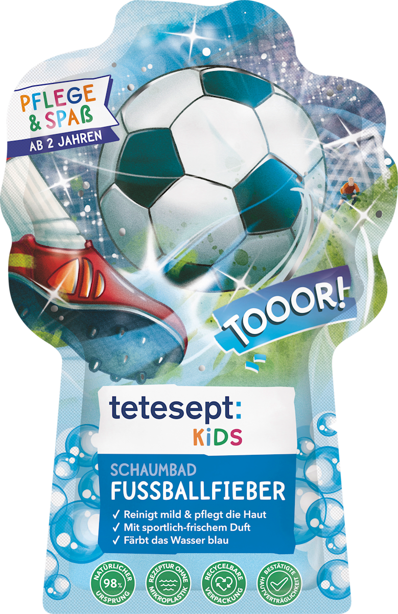 tetesept: KIDS Schaumbad Fußballfieber, 40 ml dauerhaft günstig online ...