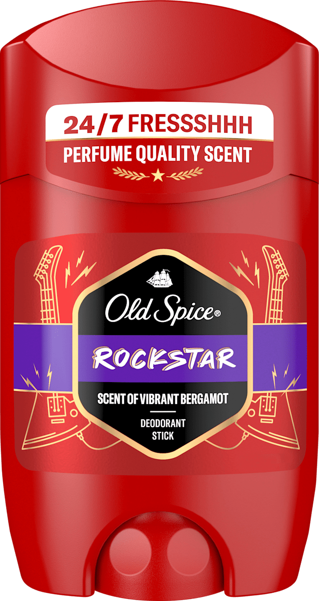 Old Spice Deostick Rockstar, Scent of Vibrant Bergamot, 50 ml dauerhaft günstig online kaufen ...