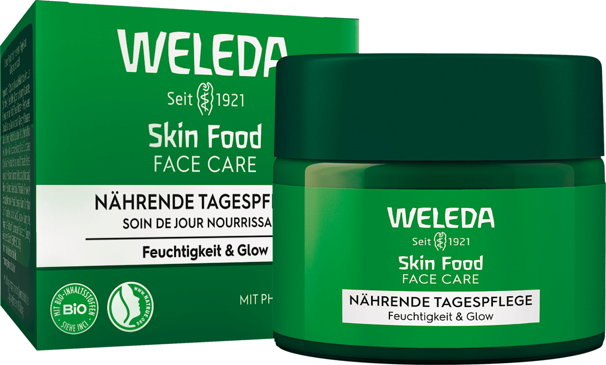 WELEDA Gesichtscreme Skin Food Feuchtigkeit & Glow, 40 ml dauerhaft ...