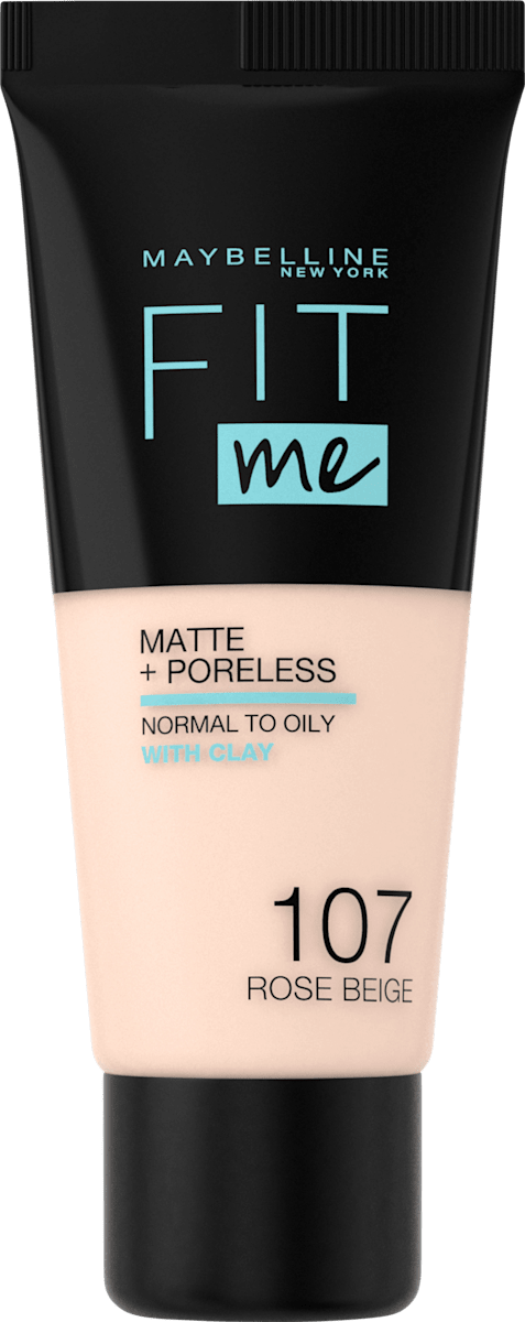 MAYBELLINE NEW YORK Foundation Fit Me Matte + Poreless 107 Rose Beige ...