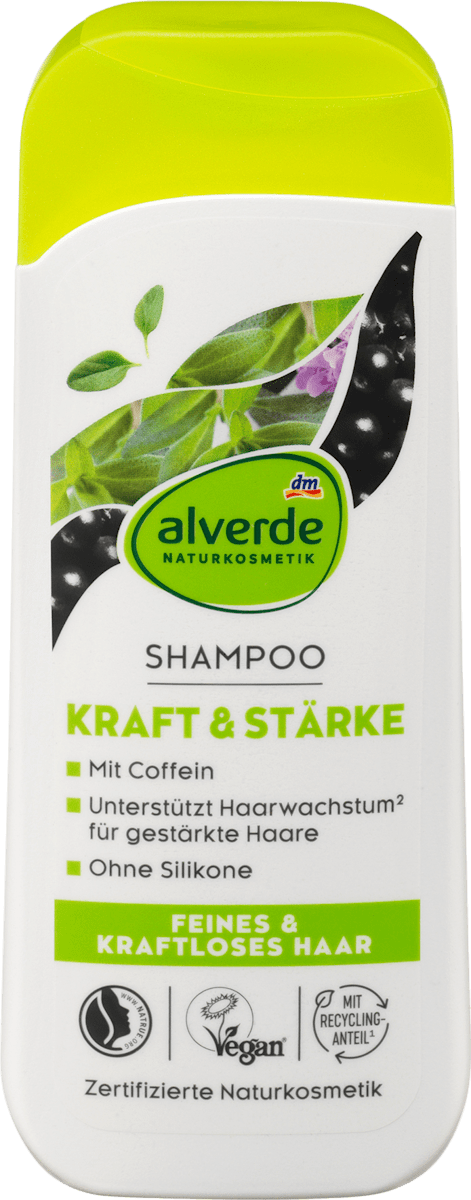 alverde NATURKOSMETIK Shampoo Kraft & Stärke, 200 ml dauerhaft günstig ...