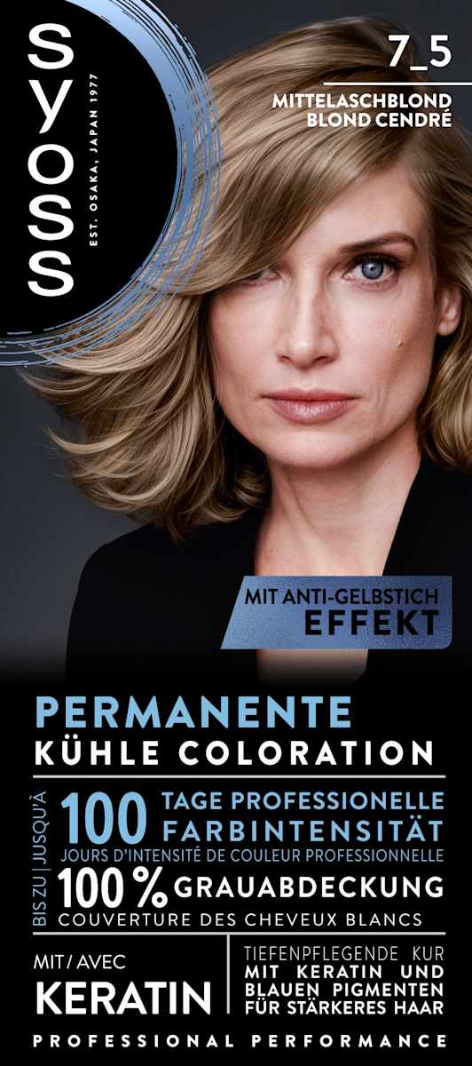 Syoss Haarfarbe 7_5 Mittelaschblond, 1 St dauerhaft günstig online kaufen | dm.de