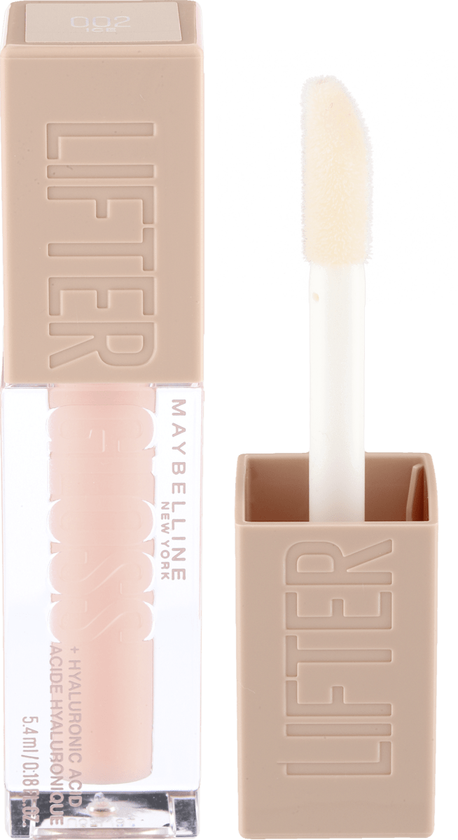 MAYBELLINE NEW YORK Lifter Gloss 002 Ice, błyszczyk do ust, 5,4 ml ...