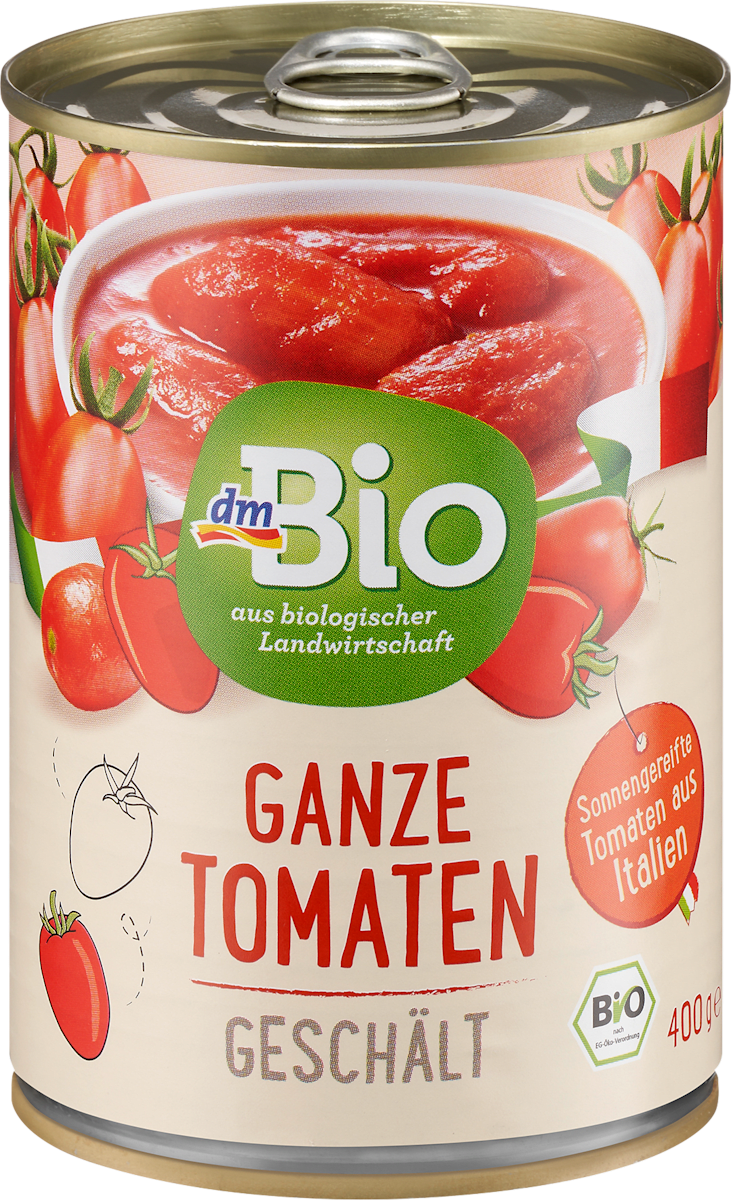 dmBio Ganze Tomaten, geschält, 400 g dauerhaft günstig online kaufen ...