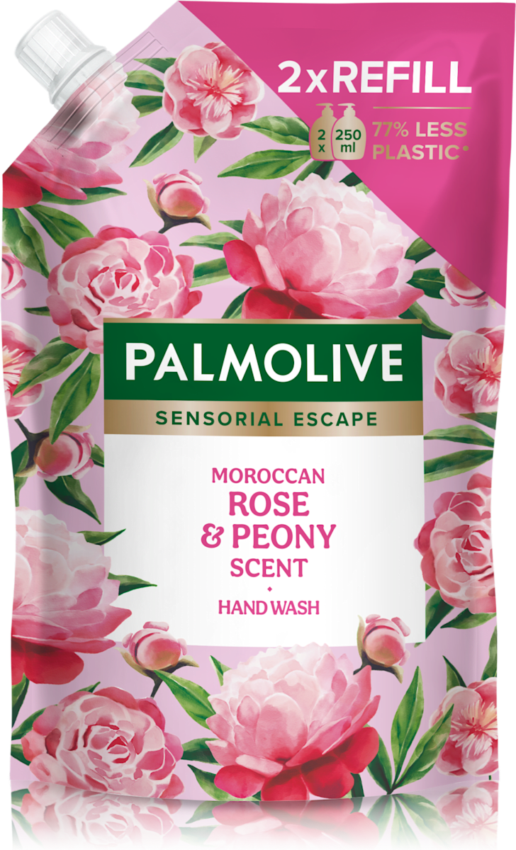 PALMOLIVE Tekoče milo za roke Rose & Peony, polnilo, 500 ml | dm.si