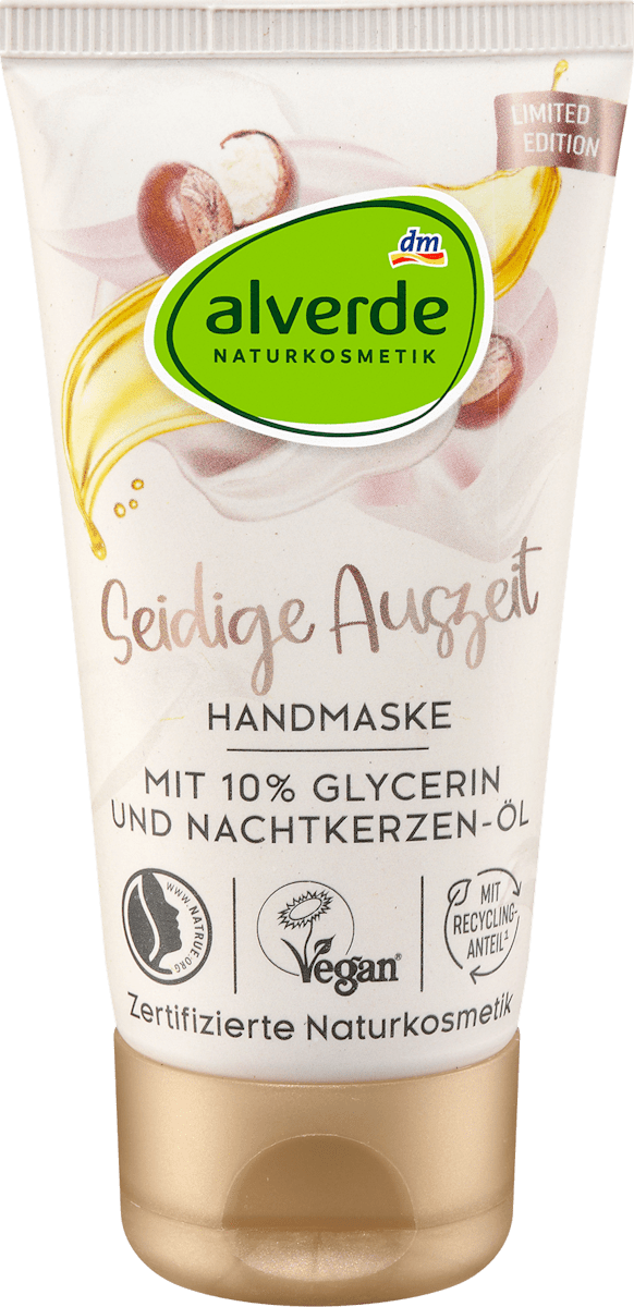 alverde NATURKOSMETIK Seidige Auszeit maska za ruke, 50 ml | dm-drogeriemarkt.ba