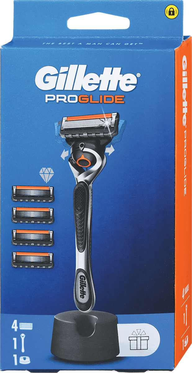 Gillette PROGLIDE muški brijač: drška + 4 dopune + postolje, 1 kom | dm.rs