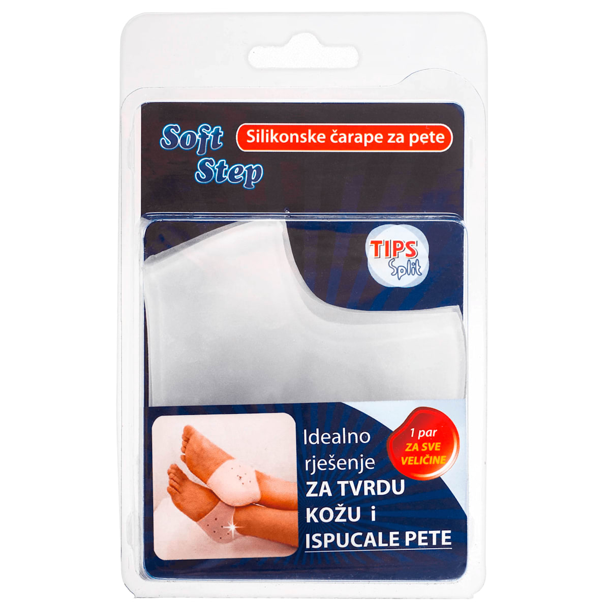 TIPS Silikonske čarape za pete, 2 kom. | dm-drogeriemarkt.ba