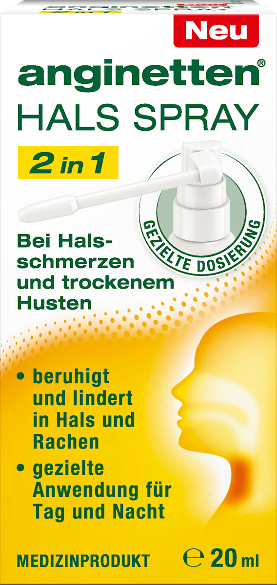anginetten Hals Spray 2in1, 20 ml dauerhaft günstig online kaufen | dm.de