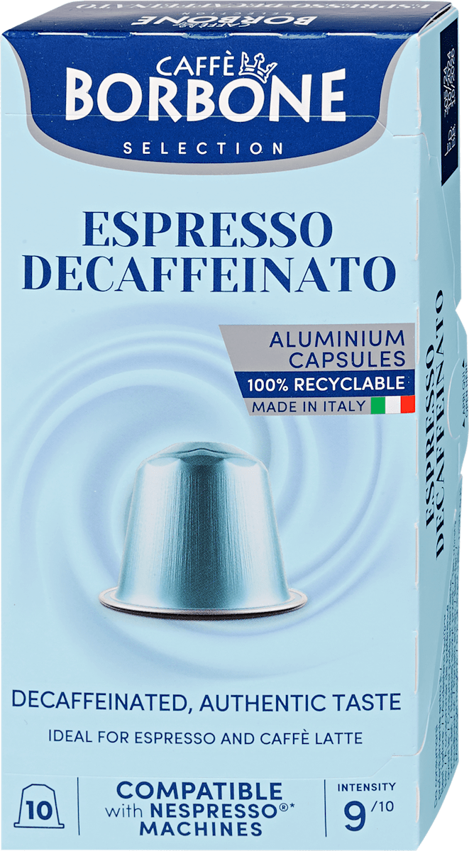 Caffé Borbone Koffeinmentes kapszulás kávé, 10 kapszula, 50 g | dm.hu