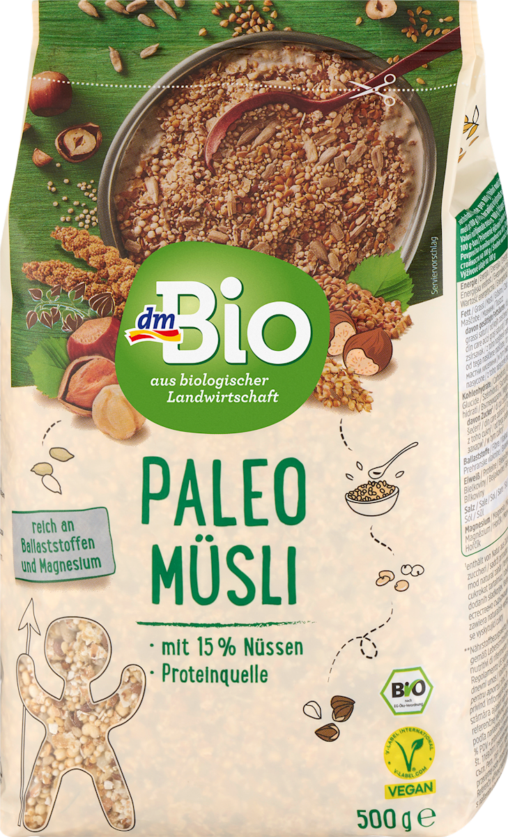 dmBio Müsli, Paleo, 500 g dauerhaft günstig online kaufen | dm.de