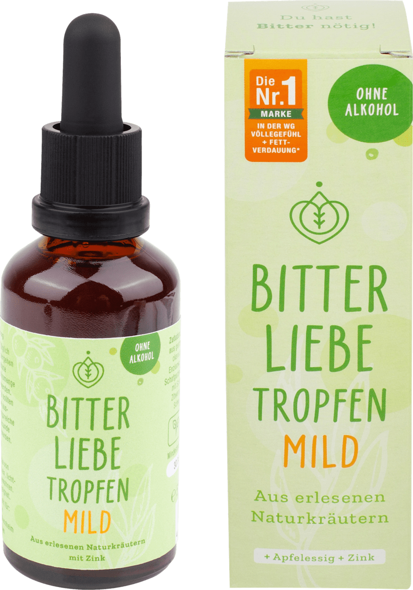 BitterLiebe Bitterstoffe Tropfen mild, 50 ml dauerhaft günstig online ...