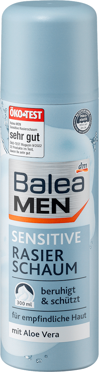 Balea MEN Spumă de ras Sensitive, 300 ml | dm.ro
