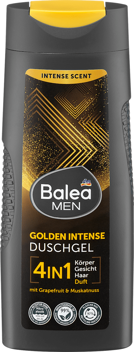 Balea MEN Golden Intense gel za tuširanje 4u1, 300 ml | dm.hr