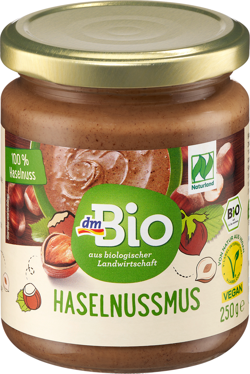 dmBio bio krém z lískových ořechů, 250 g | dm.cz