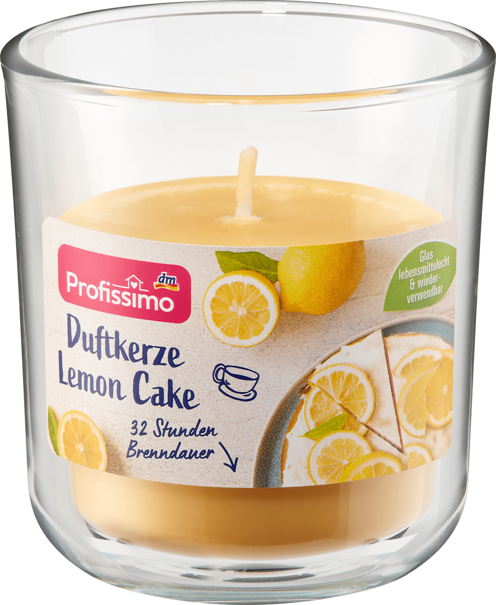 Profissimo Duftkerze im Glas Lemon Cake, 1 St dauerhaft günstig online ...