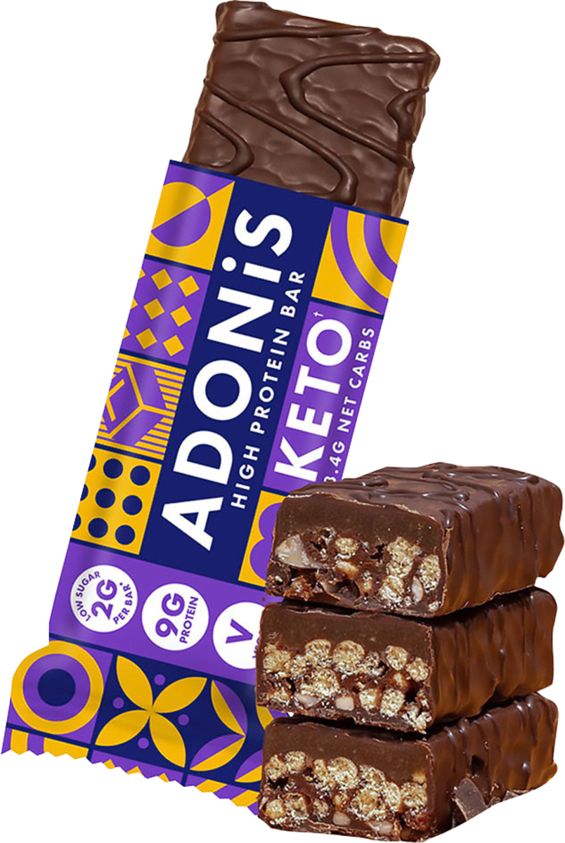 ADONIS Proteinriegel, Double Choc Crisp, High Protein, 45 g dauerhaft günstig online kaufen | dm.de