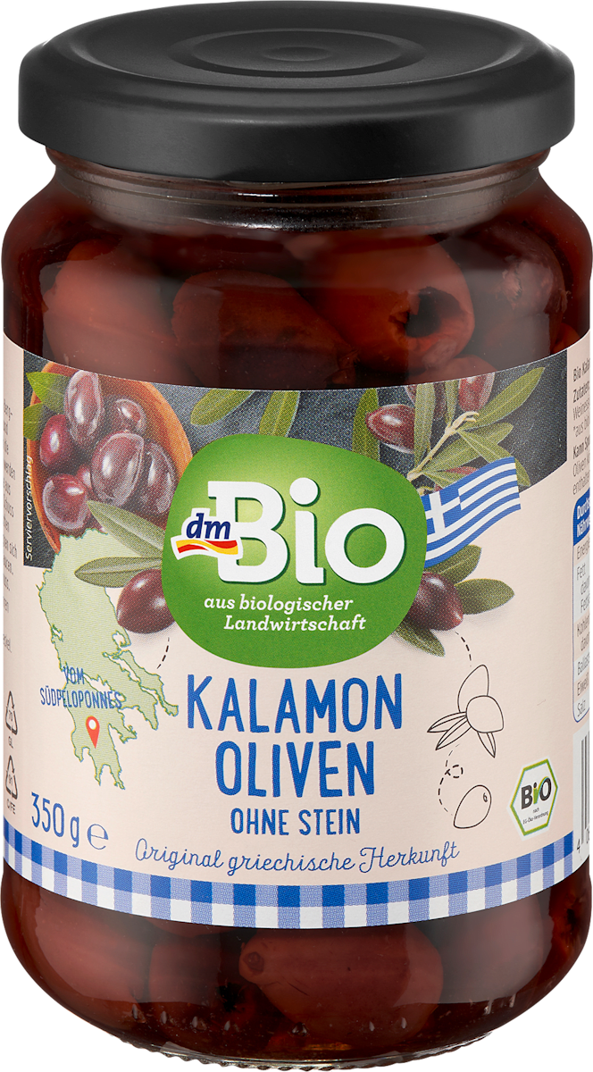 dmBio Kalamon masline bez koštica, 180 g | dm.rs