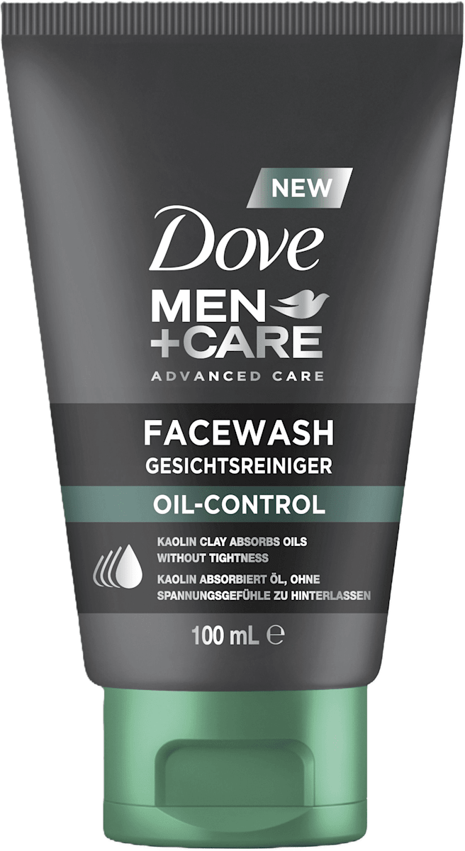 Dove Men+Care pleťová mycí emulze Oil-Control, 100 g | dm.cz