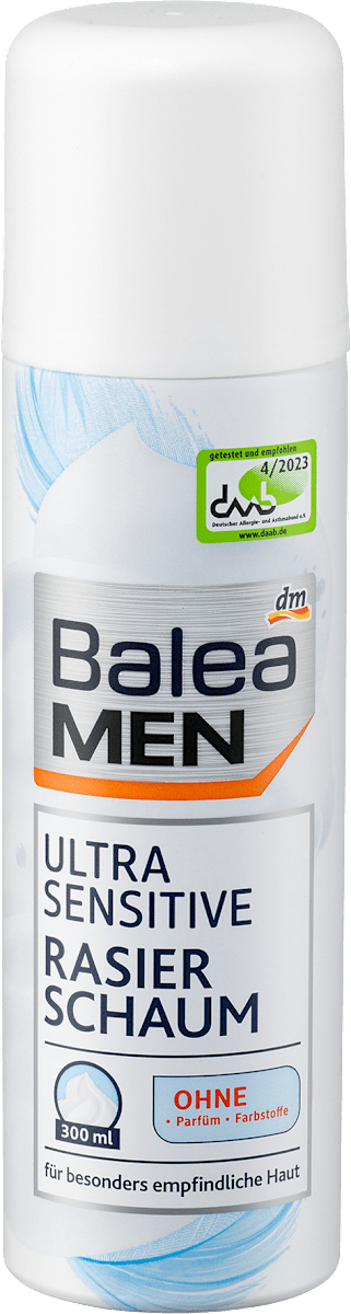 Balea MEN Spumă de ras ultra senzitiv, 300 ml | dm.ro