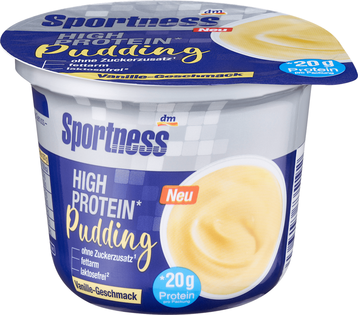 Sportness Protein Pudding, Vanille Geschmack, 200 g dauerhaft günstig ...