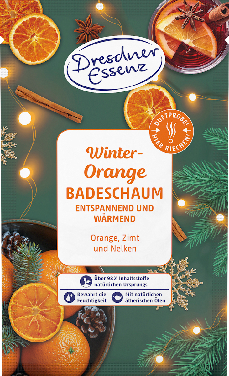 Dresdner Essenz Schaumbad Winterorange, 60 g dauerhaft günstig online kaufen | dm.de