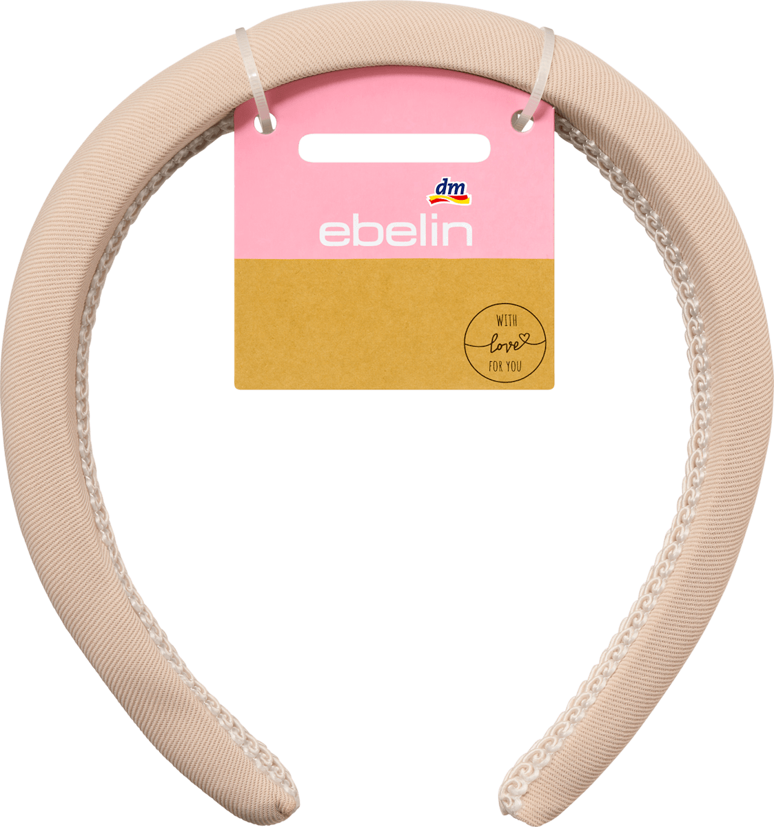 ebelin Haarreif gepolstert, beige, 1 St dauerhaft günstig online kaufen | dm.de
