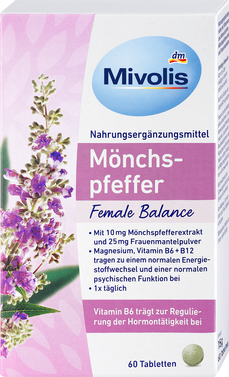 Mivolis Mönchspfeffer Tabletten 60 St, 15 g dauerhaft günstig online ...