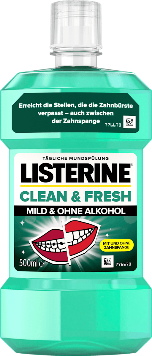Listerine Mundspülung Clean & Fresh, 500 ml dauerhaft günstig online ...