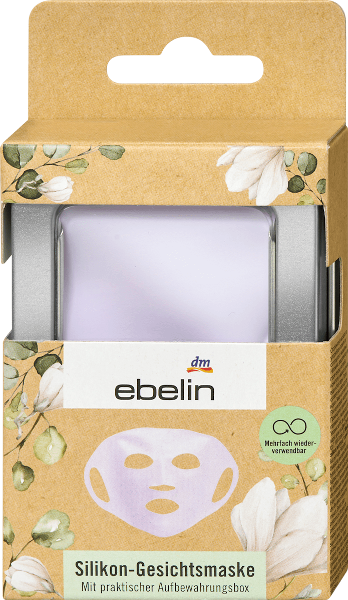 ebelin Gesichtsmaske Silikon, wiederverwendbar sortiert, 1 St | dm.at
