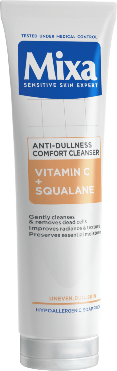 Mixa Anti-Dullness Comfort gel za čišćenje lica - vitamin C i skvalan ...