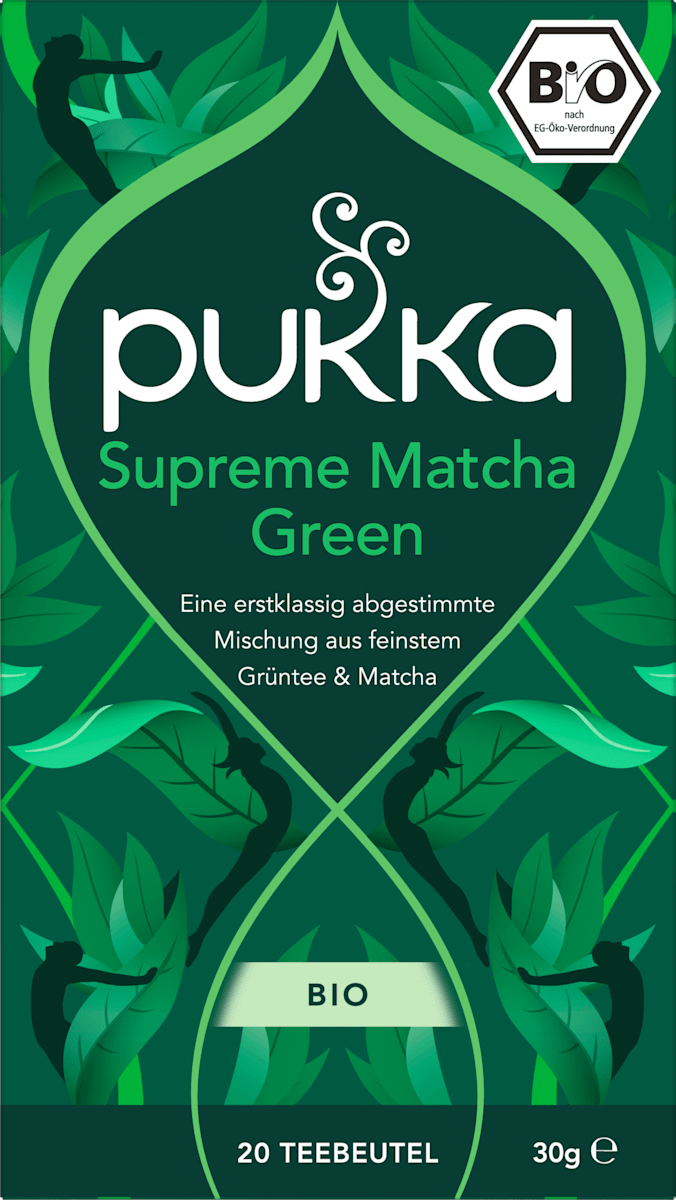 pukka Grüner Tee "Supreme Matcha Green" mit Grüntee & Matcha (20 Beutel ...