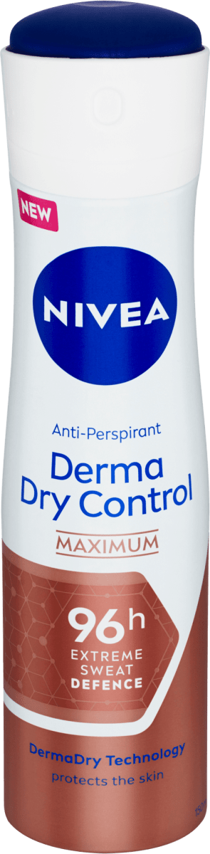 NIVEA antiperspirant sprej Derma Dry Control, 150 ml | dm.cz