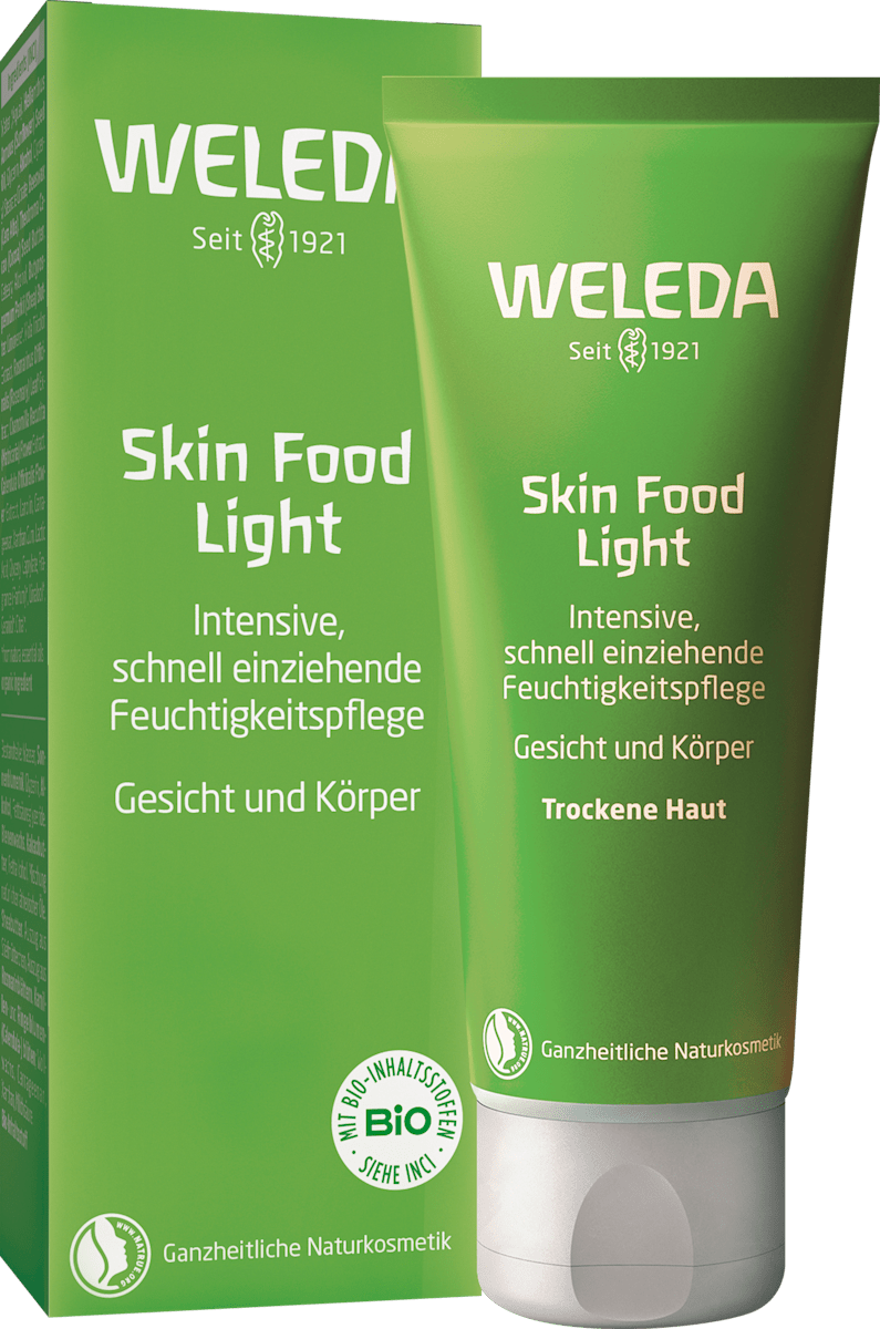 WELEDA Körper- und Gesichtscreme Skin Food Light, 75 ml dauerhaft ...