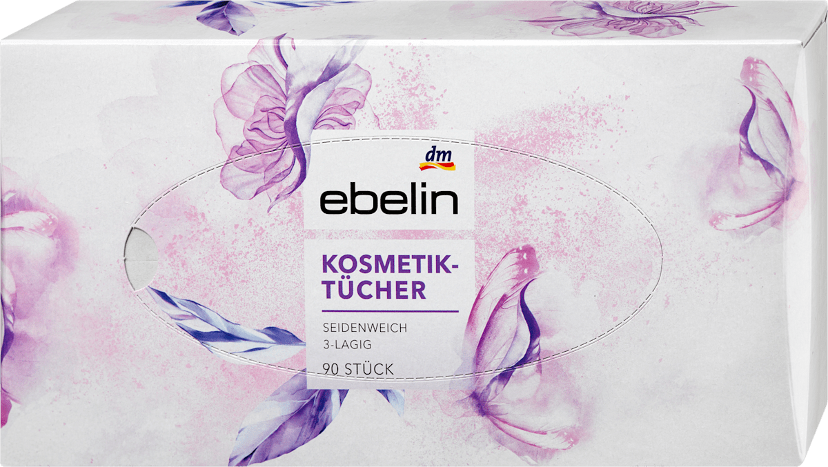 ebelin Kozmetičke maramice, 3-slojne, 90 kom. | dm.hr