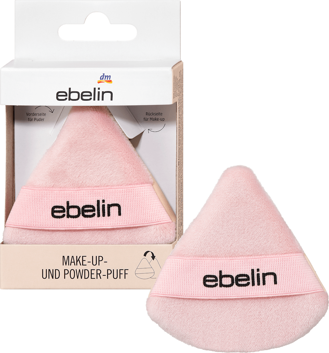 ebelin 2 in 1 Powder Puff, 1 St dauerhaft günstig online kaufen | dm.de