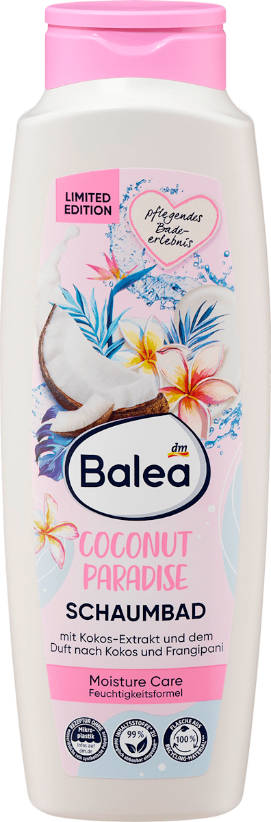 Balea Peneča kopel Coconut Paradise, 750 ml | dm.si
