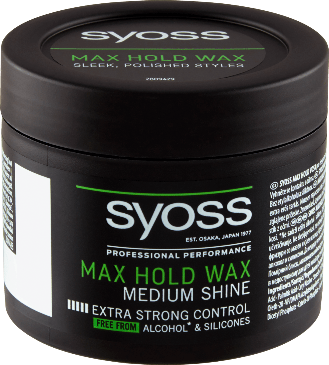 syoss Vosek za lase Max Hold, 100 ml | dm.si