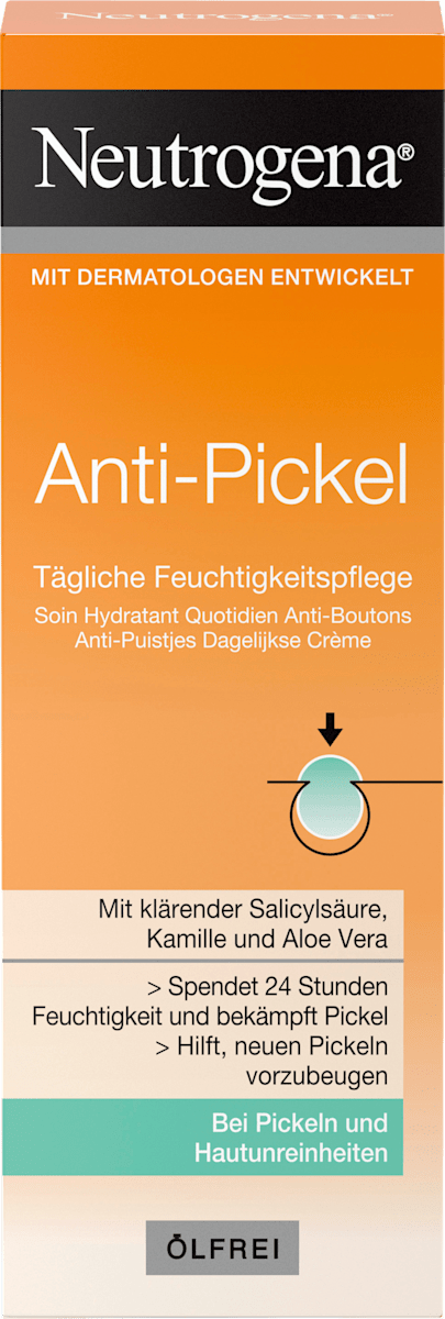Neutrogena Anti Pickel Feuchtigkeitscreme, 50 ml dauerhaft günstig ...