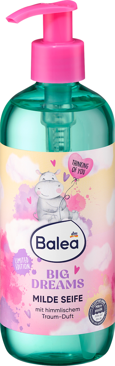 Balea Flüssigseife milde Seife big dreams, 300 ml dauerhaft günstig ...