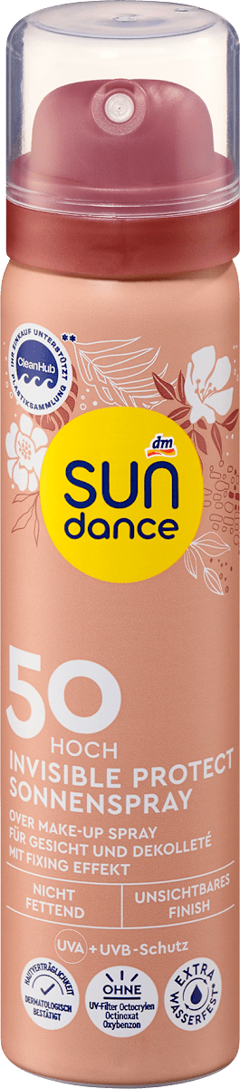 SUNDANCE Sonnenspray Gesicht invisible protect LSF 50, 75 ml | dm.at