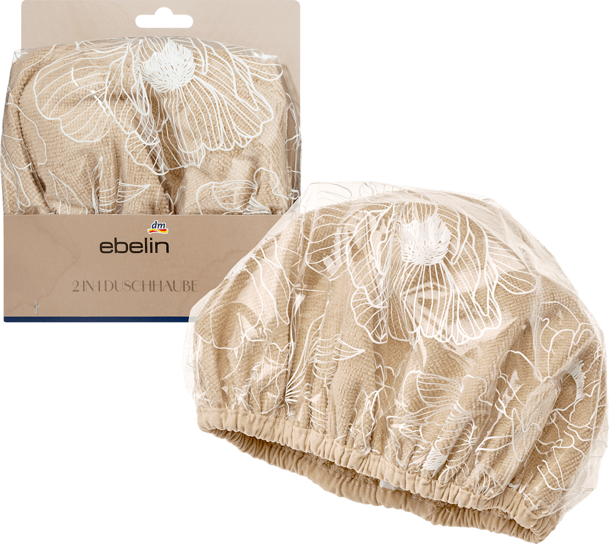 ebelin Duschhaube 2in1 Beauty Eve Routine, 1 St dauerhaft günstig online kaufen | dm.de