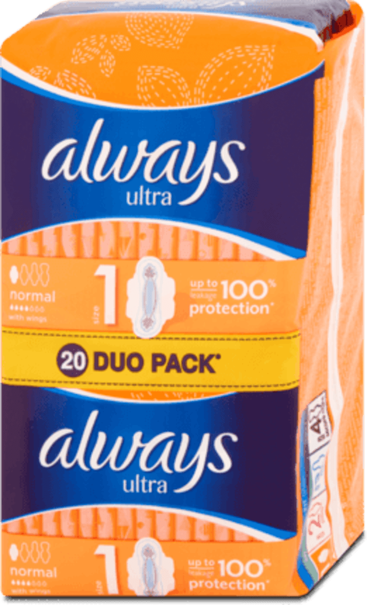 always Дамски превръзки Ultra, 20 бр. | dm България