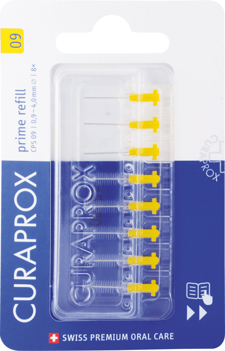 CURAPROX Medzizubné kefky Prime Refill, veľ. 09, 8 ks | mojadm.sk