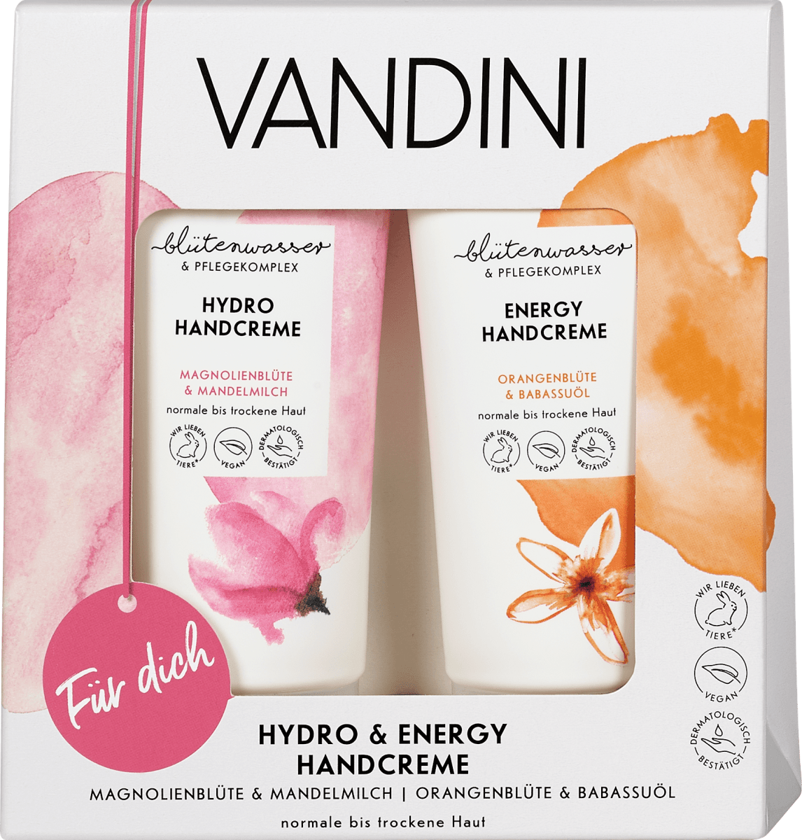 VANDINI Geschenkset Hydro & Energy Handcreme, 150 ml | dm.at